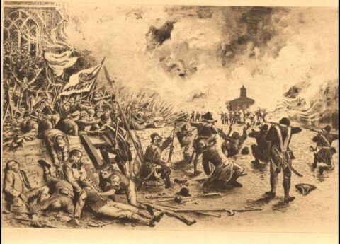 THE ASSAULT ON THE THREE BULLET GATE. - New Ross Street Focus